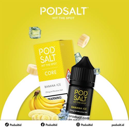 Jual Podsalt Core Banana Ice Salt Nic 30ML by Pod Salt UK - Liquid ...