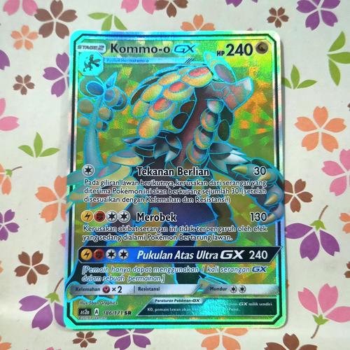 Jual pokemon tcg indonesia kommo-o GX SR foil as2a 186/171 - bekas - Kota Bandung - cardshopers ...