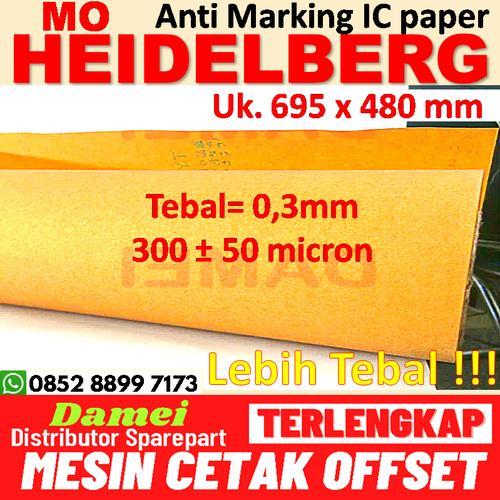 Jual IC Paper Heidelberg ICP Jacket Transfer Cylinder TY Paper Mesin MO - Per meter - Kota ...