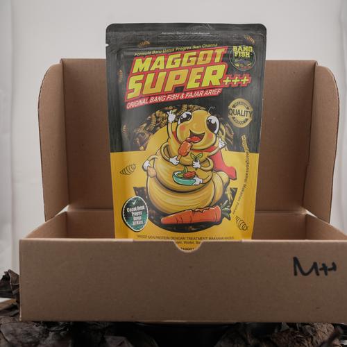 Jual MAGGOT SUPER ++ KEMASAN POUCH - Pouch 50gr - Kab. Sleman - Mr.fish ...