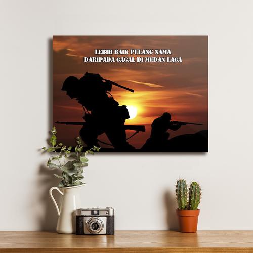 Jual Poster TNI Tentara Army Force Quotes 8 - Dekorasi Hiasan Dinding ...