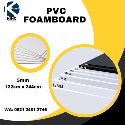 Jual PVC Foamboard 5mm ukuran 122cm X 244cm putih - Jakarta Barat - KING BOARD MATERIAL | Tokopedia