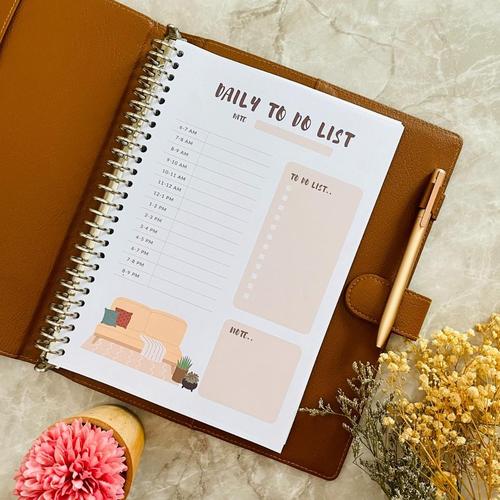 Jual To Do list, isi binder, kertas binder, To do list cute,B5 isi ...