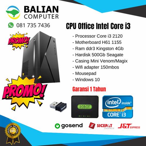 Jual PC Core i3 + Ram 4Gb + HDD 500Gb ( For Office Needs / Admin ...