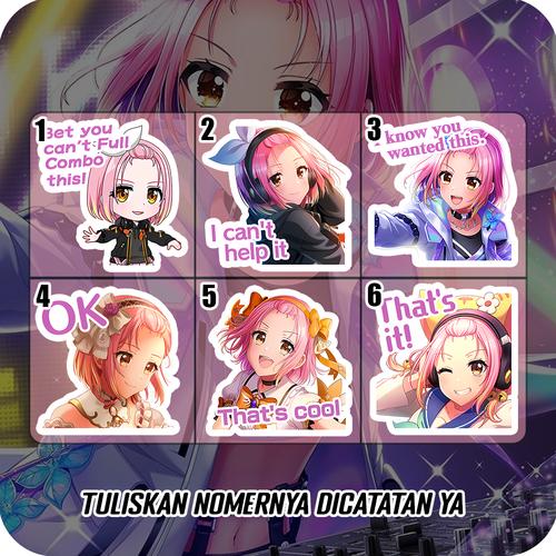 Jual Stiker Glossy Shinobu Inuyose D4DJ, Sticker Anime Lucu Anti Air ...