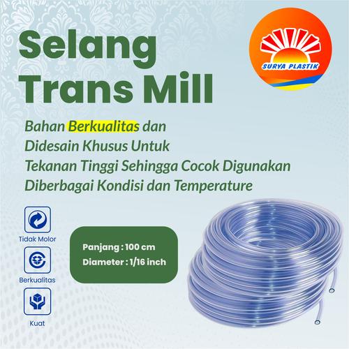 Jual Selang Air Bening/Transpaaran 1/16 per Roll 100 Meter - Kab ...