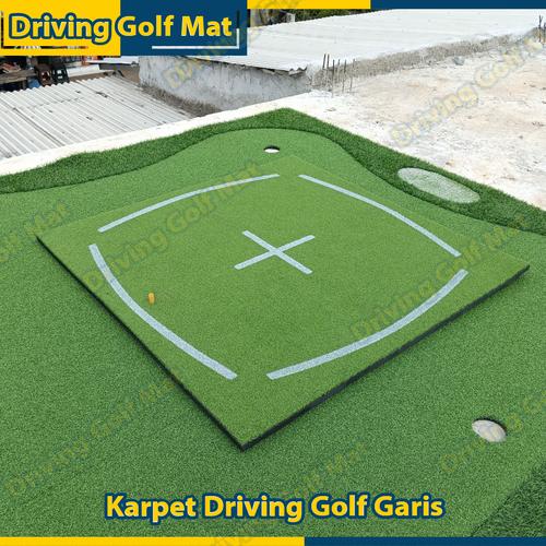 Jual Driving Range Mat Golf - Swing Mat Garis Putih 150*150 cm - 120* ...