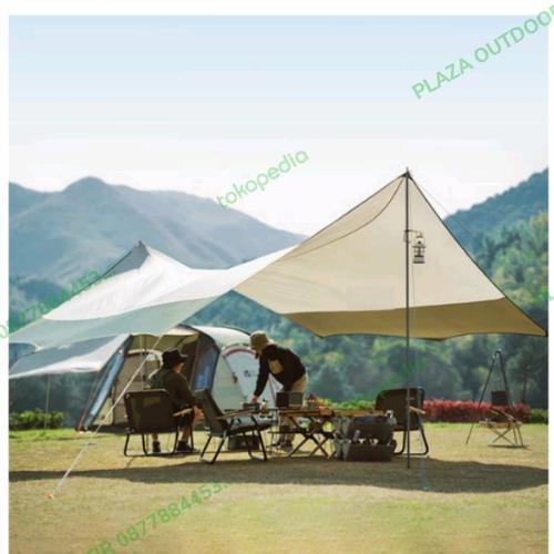 Jual FLYSHEET 450x600, (hexagonal) - putih khaki - Jakarta Timur ...