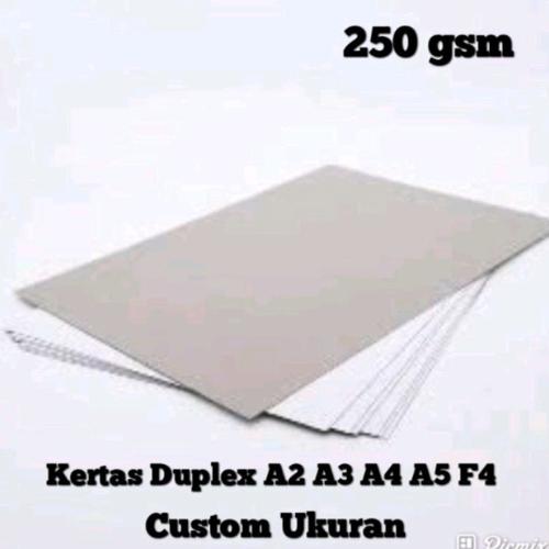 Jual Kertas Duplex 250gsm A2/A3/A4/F4 Ukuran custom - A3+ isi 20 - Kab ...