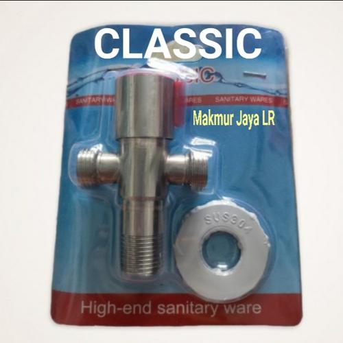 Jual Stop kran T Shower double Stopkran Tee Closet dobel Cabang 3 ...