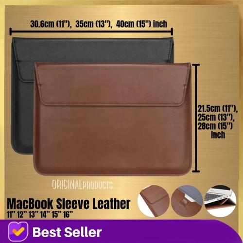 Jual sleeve leather macbook pro 16 inch touchbar 2020 MWP52 case ...
