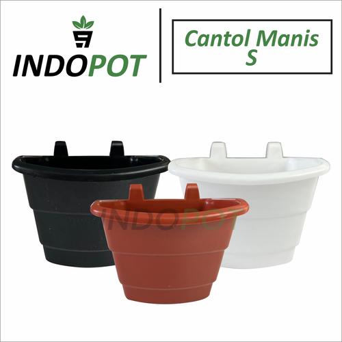 Jual Pot Dinding Vertical Garden Cantol Manis S Pot Tempel - Hitam ...