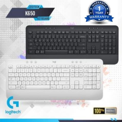 Jual Logitech Signature K650 Wireless Bluetooth Keyboard - Off-White ...