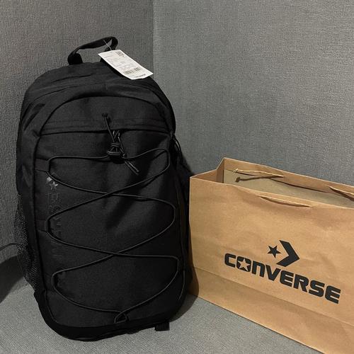 Promo Tas Ransel Converse Backpack Black Original Free Paperbag ...