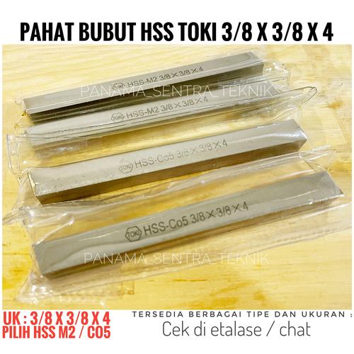 Jual Pisau Pahat Bubut HSS 3/8 x 3/8 x 4 TOKI HSS-M2 & HSS-Co5 3/8X3/8X4 - HSS-M2 - Jakarta ...