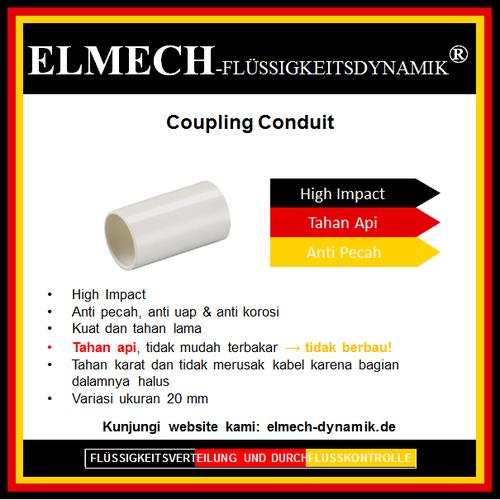 Jual ELMECH PVC Conduit Coupling Sock 20 mm (setara Clipsal Boss Lesso ...