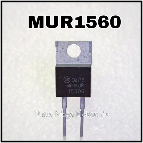 Jual Dioda MUR1560 TO-220 / MUR1560G Fast Recovery Diode 15A 600V ...
