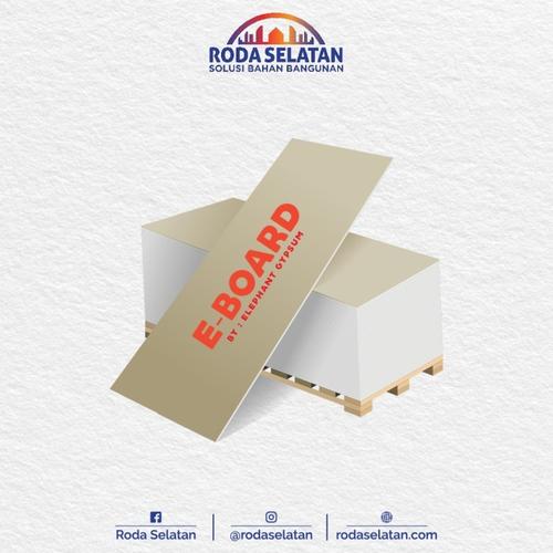 Jual Gipsum Plafon Partisi Gypsum EBoard By Elephant 9mm x 1200 x 2400 ...