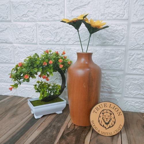 Jual VAS BUNGA KAYU POT BUNGA CANTIK TINGGI 20CM - Kota Tasikmalaya ...