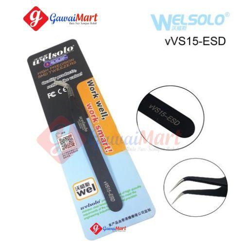Jual PINSET WELSOLO ESD-15 ANTISTATIK ORIGINAL - Jakarta Utara - Gawai Mart | Tokopedia