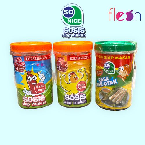 Jual So Nice Sosis Siap Makan Ayam / Sapi (isi 24 pcs) - Ayam - Kota ...