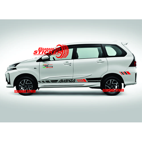 Jual stiker mobil toyota avanza cutting stiker list strip mobil avanza ...