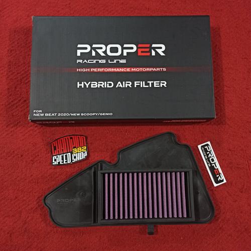 Jual Hybrid Filter Udara Proper Racing Line New Beat LED Deluxe 2020 UP ...