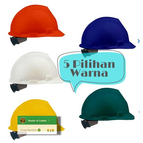 Jual Krisbow Helm Kerja Proyek Brim Vented Helm Keselamatan Kerja Hdpe ...