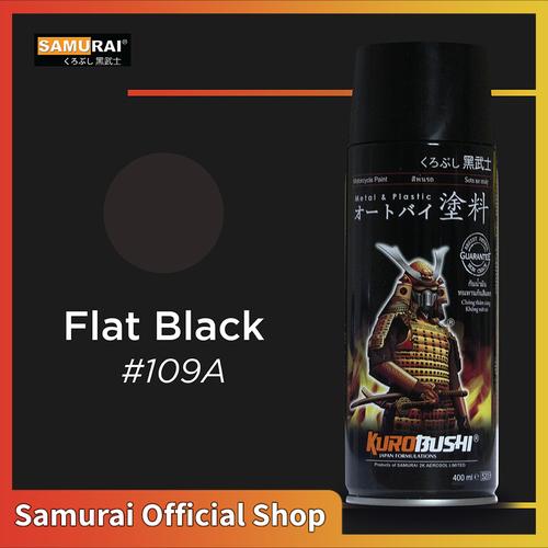 Jual Samurai Paint Standard Flat Black 109A Hitam Doff Standar, Cat ...