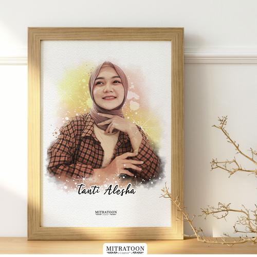 Jual MITRATOON Kado Spesial Ulang Tahun Cewek/Cowok Water Color Frame ...