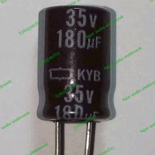 Jual kapasitor nippon 180uf 35v elko elco capasitor 180 uf 35 v ...