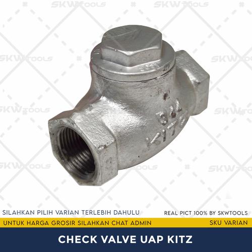 Jual Check Valve one way valve/tabok klep steam uap 1/2" 3/4" KITZ ...