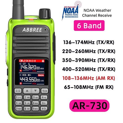 Jual ABBREE AR-730 FULL BAND Walkie Talkie 108-520MHz Copy Frequency ...