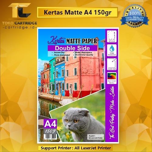 Jual Kertas Brosur Matte A4 150gsm 150 gsm Isi 50 Lembar Ink Jet ...