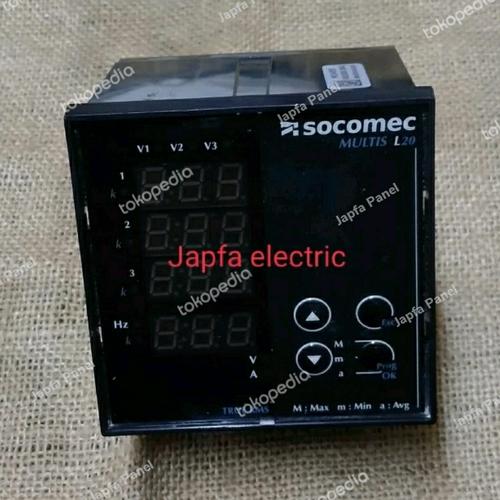 Jual Panel Meter Socomec Multis L20 190-260VAC Original - Jakarta Pusat ...