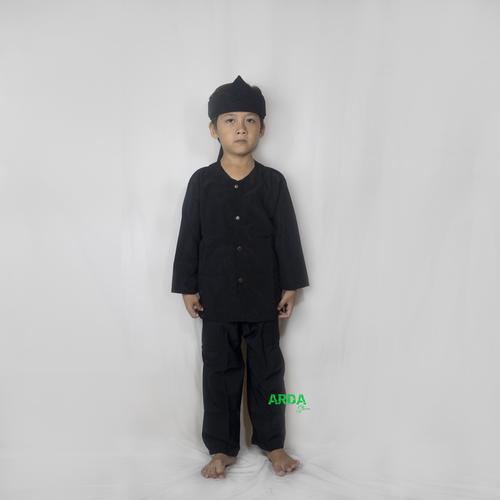 Jual baju pangsi anak/stelan pangsi anak - hitam polos, no2 (2-3 tahun ...