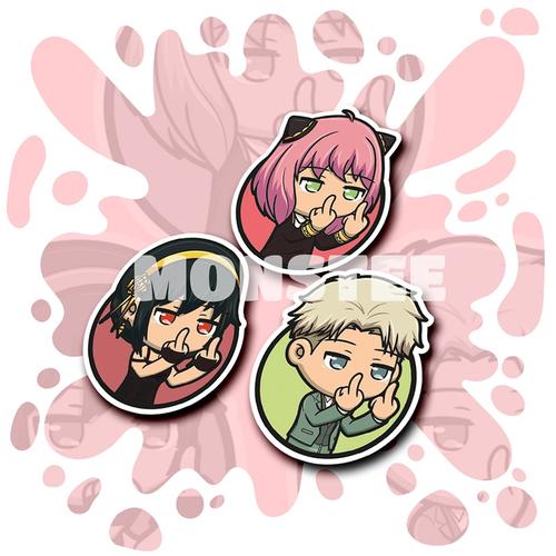 Jual Stiker Anime Chibi Spy x Family Anya Yor Loid Forger - Anya - Kab ...