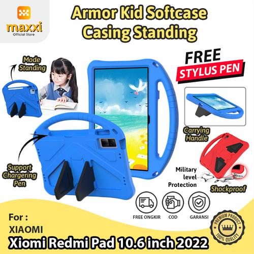 Jual Xiaomi Redmi Pad 10.6 2022 Softcase Armor Casing Stand Kids Anak ...
