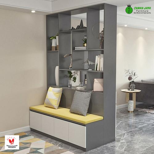 Jual CANKA Ebuy - Lemari Partisi Pembatas Dekorasi Ruang Tamu Minimalis ...