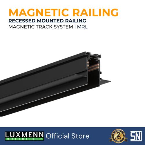 Jual LUXMENN LED Magnetic Track Light Railing, Recessed Mounted - Kayu ...