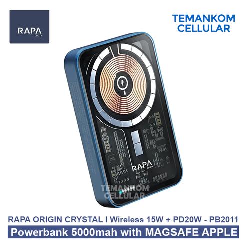 Jual Powerbank RAPA For iphone apple 5000mah wireless MAGSAFE 20W RESMI ...