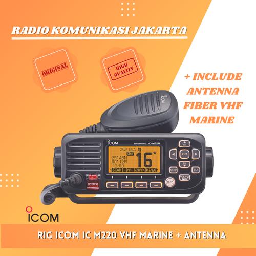 Jual Original Ori Radio Rig Icom IC M220 M-220 Include Antenna VHF Marine - Jakarta Barat ...