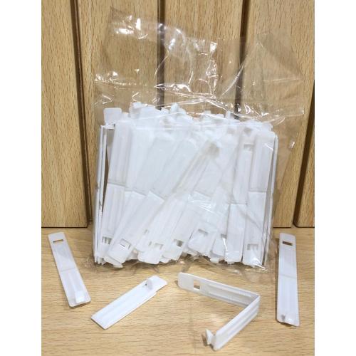 Jual Klip Roti Tawar putih Snack penjepit klipper Plastik Isi 100 pcs ...