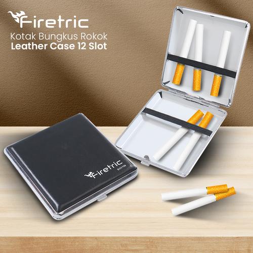 Jual Tempat Kotak Bungkus Rokok Elegan Leather Cigarette Case 12 Batang ...