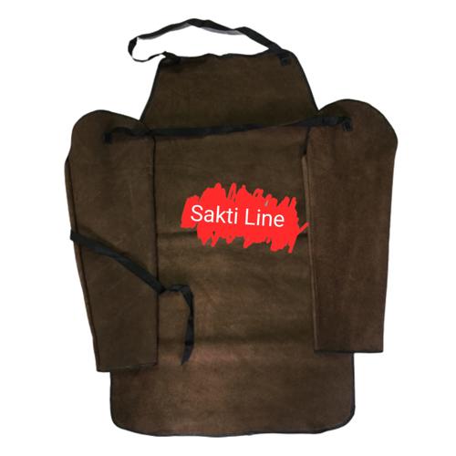 Jual Apron Las Dada Dan Lengan Kulit Asli - Celemek Welder Leather ...