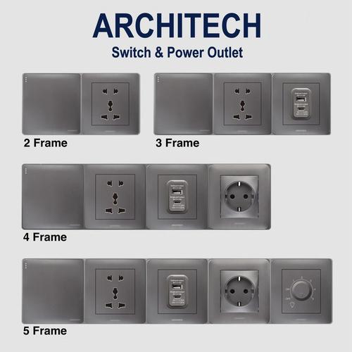 Jual Architech Infinity FRAME SAKLAR 2 3 4 5 BINGKAI STOP KONTAK - 2 ...