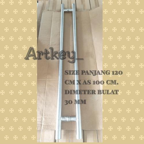 Jual HANDLE/TARIKAN PINTU BULAT H SIZE AS 100 CM X PANJANG 120 CM DOPP ...