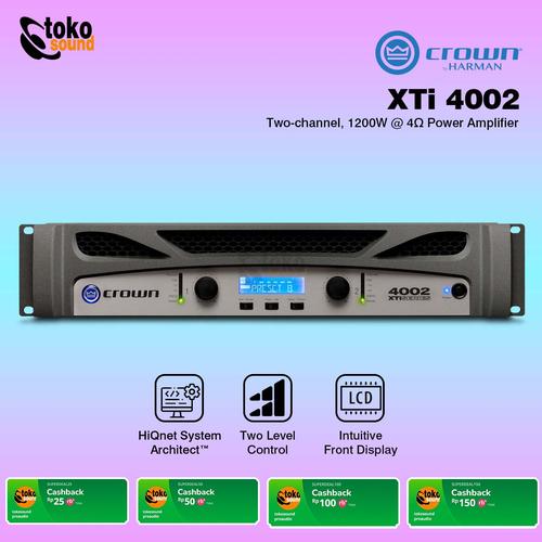 Jual Crown XTI 4002 - 2 Channel Stereo Power Amplifier - Jakarta Barat ...