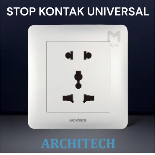 Jual Saklar Lampu Architech Infinity White A63 Putih Stop Kontak Universal - Kota Denpasar ...