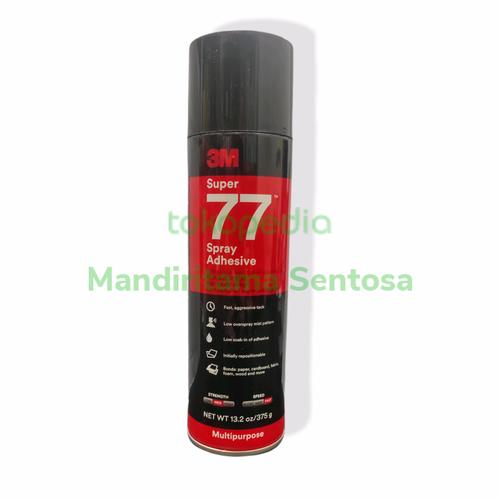Jual 3M Super 77 Multipurpose Spray Adhesive / Lem Semprot Super ...